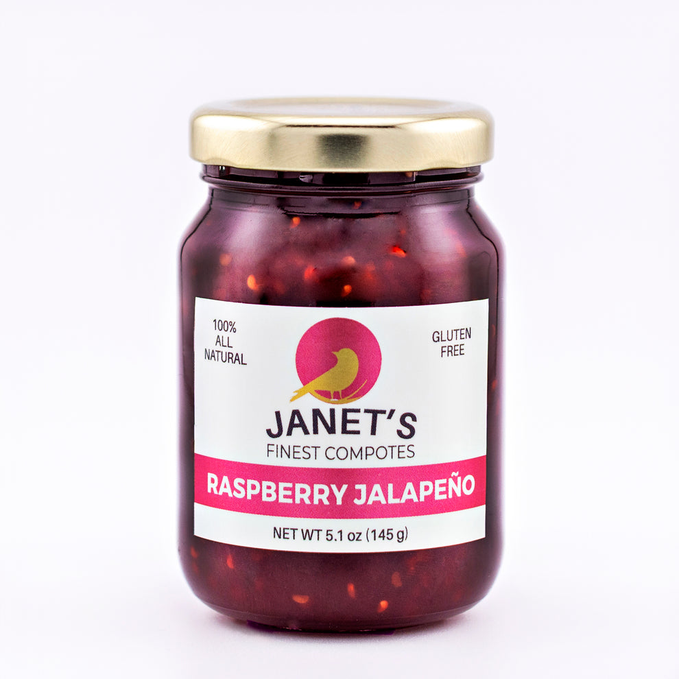 Raspberry Jalapeno Compote – Janet's Finest Compotes
